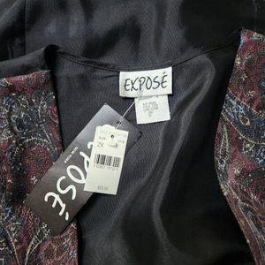 Expose | Jackets & Coats | Nwt Expose Ladies Paisley Print Vest Sz 2x ...